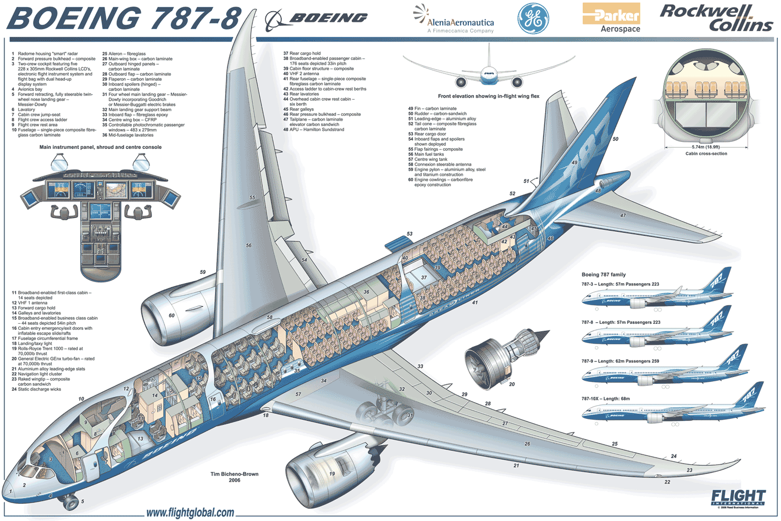 Boeing 787 Cross Section